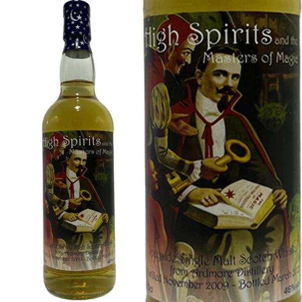 商品名 アードモア 12年 ハイ スピリッツ マスター オブ マジック 2009ブランド名 ハイ スピリッツ / アードモア単品容量 700mlアルコール度数 46%ヴィンテージ 2009年原産国／製造国 イギリス