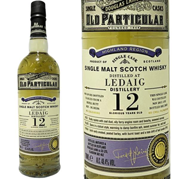商品名 レダイグ 12年 ダグラスレイン オールド パティキュラー 2011ブランド名 ダグラスレイン / レダイグ単品容量 700mlアルコール度数 48.4%ヴィンテージ 2011年原産国／製造国 イギリス