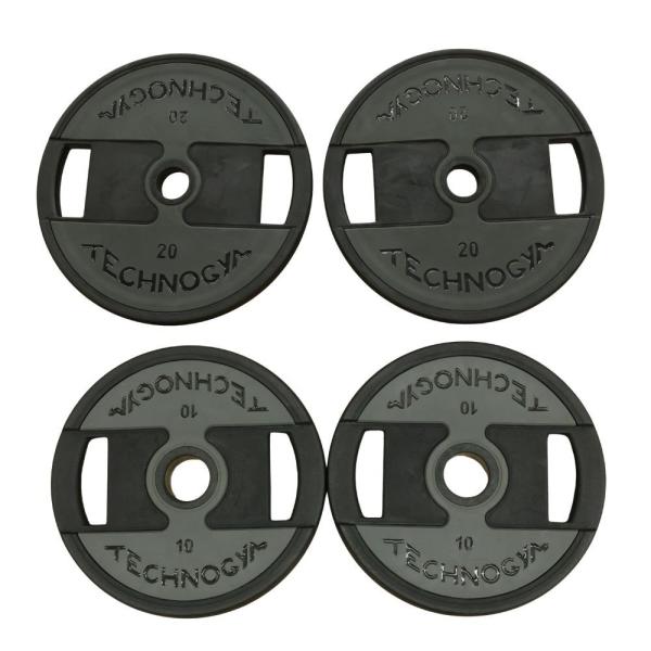 　【　商 品 名　】　　  テクノジム オリンピックプレート 20kg×2枚 10kg×2枚セット 合計60kg　【　メーカー　】　　テクノジム　【　仕　様　】　　　【プレート内容】20kg×2枚10kg×2枚合計重量 60kg付属品・パー...