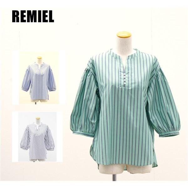 【商品説明】パールボタンがポイントに♪Vネックカット、7分袖、ボーダー柄で爽やかな1枚！【サイズ】　Mサイズ／　肩幅:47cm／身幅:52cm／着丈:60cm／袖丈:25cm　Lサイズ／　肩幅:49cm／身幅:53cm／着丈:61cm／袖丈...