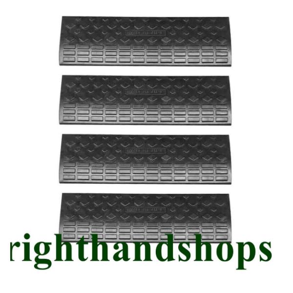 ・長い約90cm×奥行き約25cm*8cm材質:ゴム製本体重10.5kg耐荷重 :中型トラックまで・「横連結用のボルト付き」車庫などの幅に合わせて長めに設置したい場合、連結タイプもおすすめです。ネジや専用のボルトで、複数個を横につなぎ合わせ...