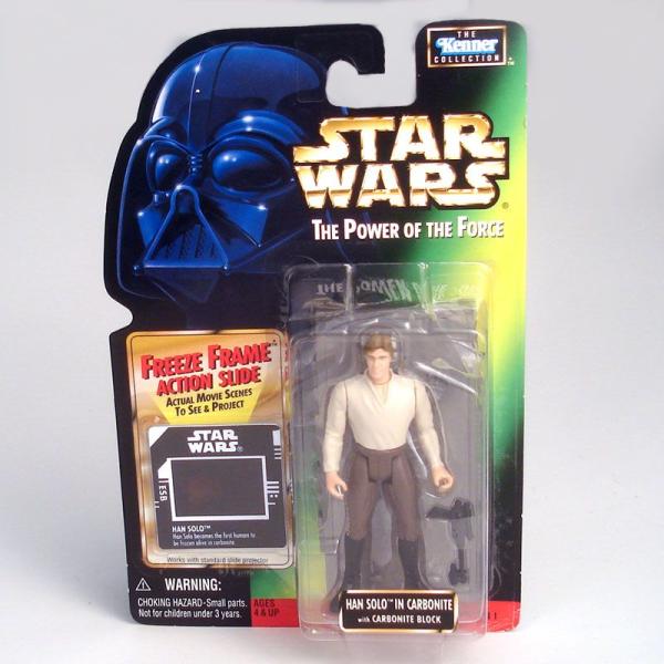 メーカー：US版Kennerグレード：グリーンカード　　　　　FREEZE FRAME ACTION SLODEキャラクター：ハン・ソロ IN CARBONITE BLOCK※未開封ですがパッケージに擦り傷、折れなど軽微なダメージがある場合...