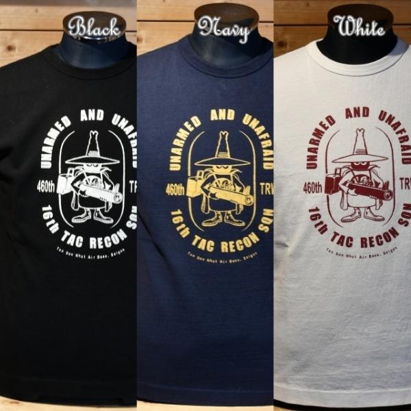 コリンボ Colimbo Tシャツ "Unarmed &amp; Unafraid" ZY-0419 Col: Black,Navy,White