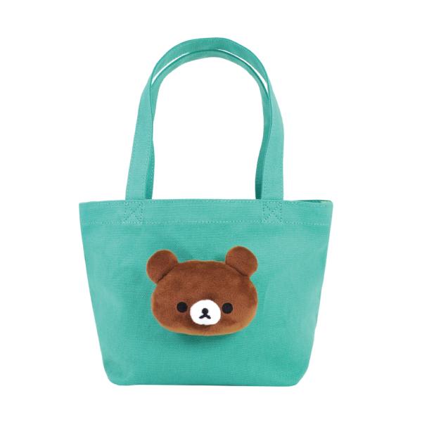 【2026/01/05 12:00  販売開始】チャイロイコグマのフェイスマスコットをあしらったランチトートです！シンプルなデザインと普段使いしやすい配色がポイント★後ろにはかわいいネーム付き♪サイズ：約280×180×120mm素地：綿、...