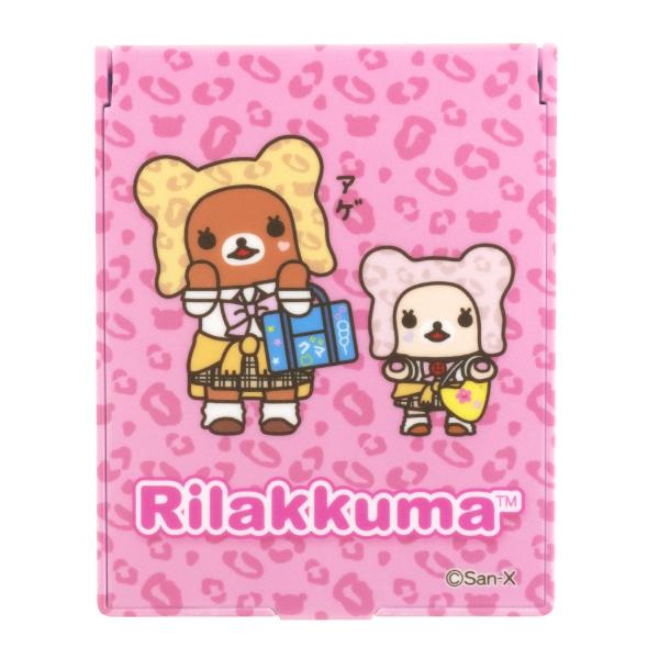 【2026/9/14 12:00  販売開始】ヒョウ柄デザインがかわいい！リラックマストア18周年記念のコンパクトミラーです。持ち歩きに便利なコンパクトサイズで外出時も大活躍☆サイズ:約115×92×7mm素材:ポリスチレン、ガラス
