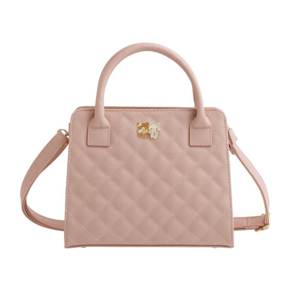 【2026/2/20 12:00  販売開始】コリコグストア限定デザインのハンドバッグです。手持ちと肩掛けができる２WAYタイプ♪便利な内ポケット付き☆サイズ：約200×240×85mm素材：合皮・金属プレート付・内ポケット付