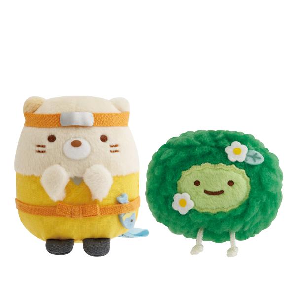 【2026/5/7 12:00  販売開始】★おひとり様1点までご購入いただけます。「忍者」テーマに登場する「このはがくれの術」を再現したてのりぬいぐるみセットです。ざっそうの後ろにひっそり隠れるねこの姿がかわいい♪サイズ：【ねこ】約70×...
