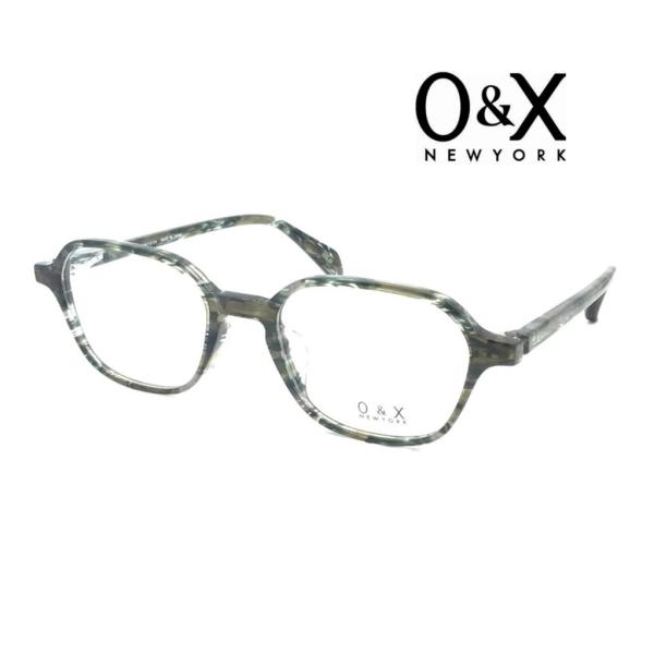 【ブランド】O&amp;X オーアンドエックス【モデル】OP-J66【サイズ】48□19-148【カラー】02.マルチカラー　　　　　　 (グリーン系）【素材】フロント：アセテート/テンプル：アセテート【付属品】専用ケース個性的なヘキサゴン...