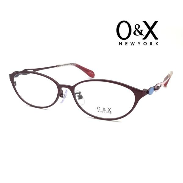 【ブランド】O&amp;X オーアンドエックス【モデル】OT-8062J【サイズ】52□15-137【カラー】01.ワイン【素材】フロント：チタン/テンプル：ベータチタン【付属品】専用ケース楕円形のモチーフとらせん状のテンプルパーツが特徴で...