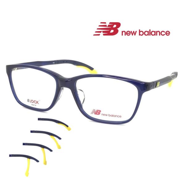 【ブランド】New Balance ニューバランス【モデル】NB06188Z【サイズ】54□16-145【カラー】3.ブルー【素材】フロント：アセテート・テンプル：超弾性樹脂TR90 【付属品】専用ケース、ロゴ入りメガネ拭き  スポーツブラ...