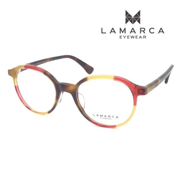 【ブランド】LAMARCA ラマルカ【モデル】MOSAICO 99【サイズ】48□19-135【カラー】02.マルチカラー　　　　　　（ブラウン系/レッド系）【素材】アセテート【付属品】専用ケース、専用メガネ拭きカッティングや張り合わせを駆...