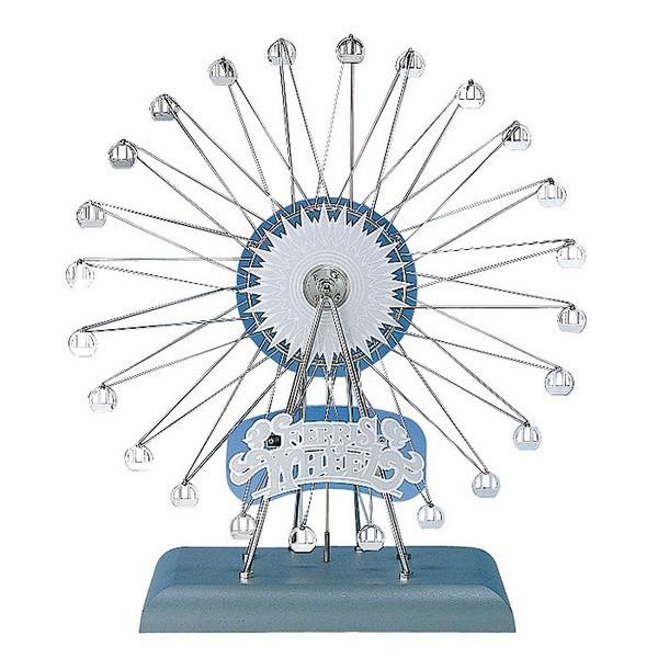 ゆっくりと回る高さ60cmの観覧車がお部屋のアクセントにイシグロ 大観覧車シルバー電動オルゴール付き21080