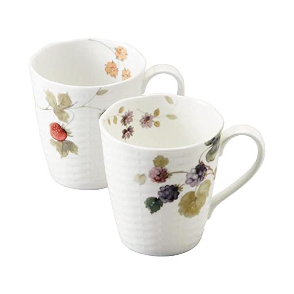 洋食器01) アソートペアマグカップ 370cc/2個 (x 1)/96011-21903P・Color:01) アソートペアマグカップ 370ccPatternName:ギフトラッピングなし・パッケージ個数:1・本体サイズ:長径(口径+ハ...