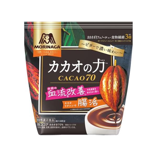 ブラウン/200g ×3個/-・Size:200g ×3個・カカオ成分が70%入っている、クセになるハイビターココアです。