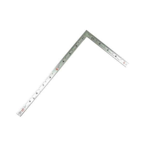 クラシックシルバー/1尺/30cm/10649・Size:1尺/30cm・パッケージ個数:1・表目盛 長枝:外目盛 1尺 内目盛 7寸/短枝:外目盛 5寸 内目盛 3寸・裏目盛 長枝:外目盛 30cm 内目盛 20cm・ホゾ/短枝:外目盛 ...