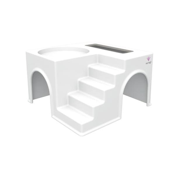 カジュアルホワイト/-/RPS-37・パッケージ個数:1・飼育が楽しくなる爬虫類用ハウス