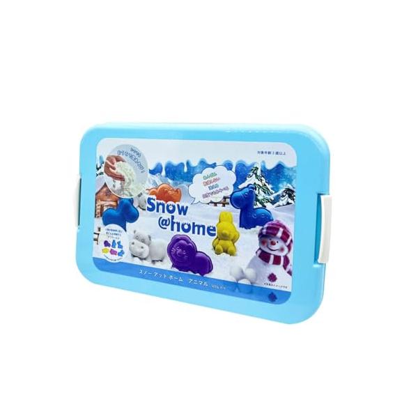 アニマル/-/SN-03・Color:アニマル・いつでもおうちで雪あそび。本物の雪のようなさわり心地・セット内容スノー＠ホーム　500ｇ/アニマルの押型6種類/帽子・マフラー(帽子とマフラーの色はランダムです。その為実際の商品と画像で色が異...