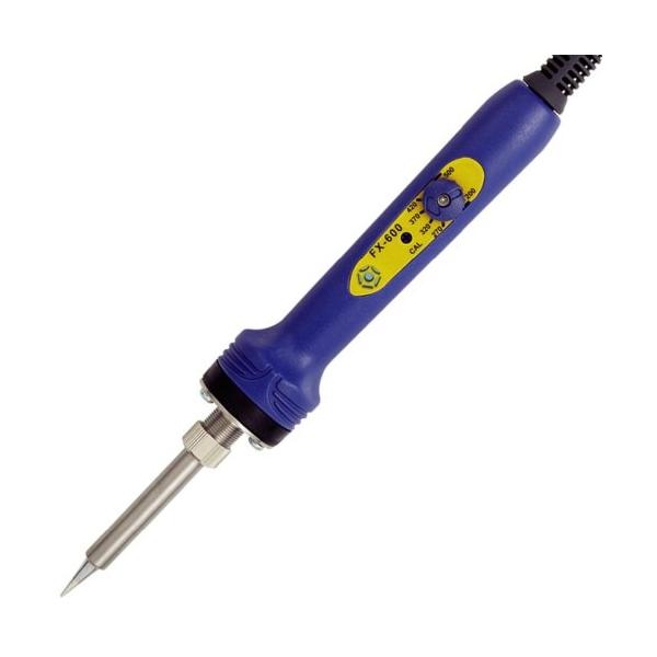 ダイヤル式ブルー/-/FX600-01・Style:ダイヤル式・パッケージ個数:1・電源:AC 100V 50/60Hz・消費電力:50W・設定温度範囲:200~500℃・付属こて先:B型(品番 T18-B)・プラグ形状:2極接地型プラグ