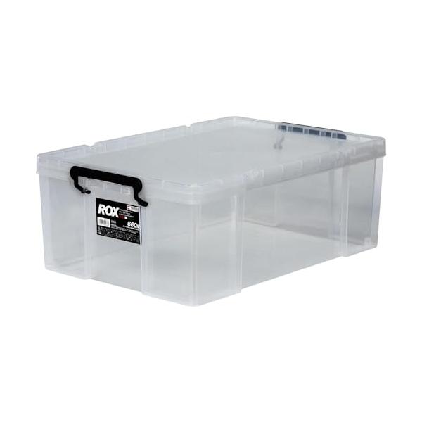 01_フタあり02_クリア/12_660M(幅44×奥行66×高さ24.3cm)/ROX-660M・Size:12_660M(幅44×奥行66×高さ24.3cm)Style:01_フタあり・パッケージ個数:1・660タイプの上には440タイ...