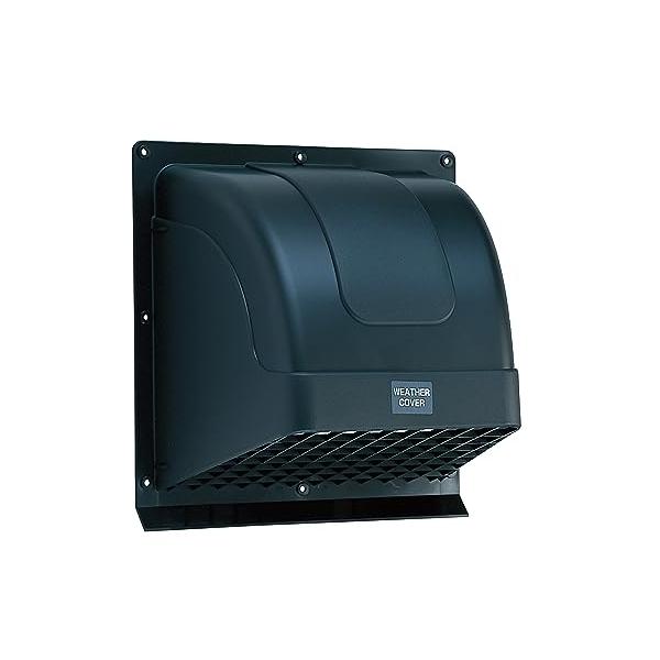 ブラック/25cm/WK-25K・Color:ブラックSize:25cm・パッケージ個数:1・●換気扇ウエザーカバー(プラスチック製)・●25cm用・素材: プラスチック