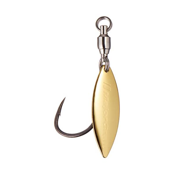 ＃9ゴールド/＃9/BLADE S-HOOK#9/N#001GOLD・Color:ゴールドStyle:＃9・パッケージ個数:1・鈎掛かり抜群のフッ素コート仕様のシングルフック採用ブレード付きシングルフック・オールマイティに対応するシルバーと...