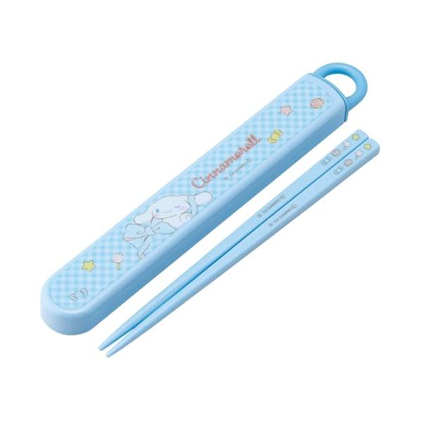 カジュアルシナモロール/-/ABS2AMAG68672・Color:シナモロールPatternName:箸セット・パッケージ個数:1・サイズ：横19.5×縦2.7×高1.5、箸：16.5cm・材質：フタ・ハシ：AS樹脂、本体：ポリプロピレン...