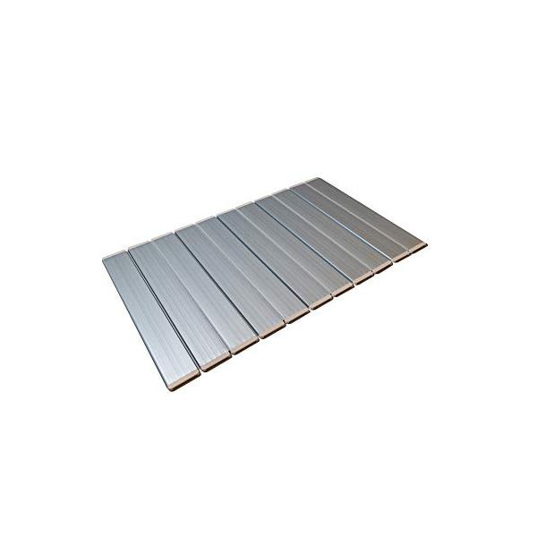 メタリックグレー/70×109cm/M11・Color:メタリックグレーSize:70×109cm・パッケージ個数:1・本体サイズ:700×1 092×11mm・本体材質:ポリプロピレン　　軟質、すべり止め材質:オレフィン系エラストマー・本...