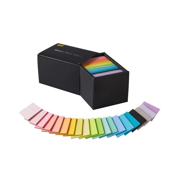 10.全色セットj.全色パック/75mm×75mm/-・Style:10.全色セット・パッケージ個数:1・復活・再発売ポストイット Color your story に全色セットがリニューアルして再発売。あなたの毎日を鮮やかに彩り、有意義な...