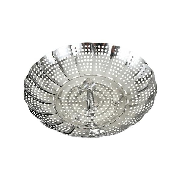 蒸し器シルバー/1)18~24cm用/DH8069・Size:1)18~24cm用・パッケージ個数:1・18?24cmのお鍋のサイズに合わせて調節できる日本製の蒸し器です。・サイズ:140×140×75mm 重量:210g・素材・材質:ステ...