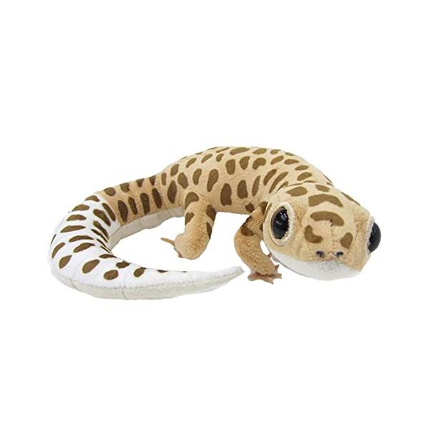-/ワンサイズ/9511・ペットとして大人気のヒョウモントカゲモドキがぬいぐるみになりました。・顔の作り、体の模様までリアルに再現しています。・全長:23cm