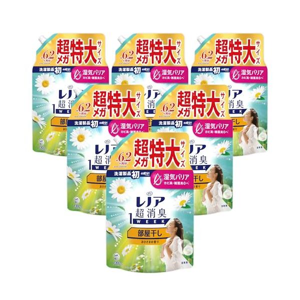 -/詰め替え 1900mLｘ6袋/-・PatternName:詰め替え 1900mL×6袋・パッケージ個数:1・新しくなったレノア超消臭1WEEKは、洗濯製品初(*1)の成分を配合。服についた体臭もニオイも0へ(*2) *1 P&amp;G...