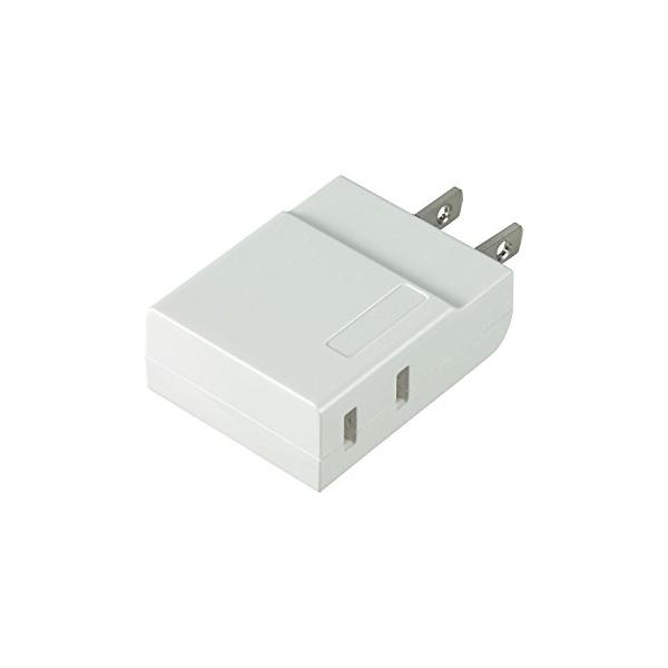 コンパクトホワイト/2個口/A-CT002B(W)・Size:2個口Style:コンパクト・パッケージ個数:1・●1つのコンセントから2つに電源を分配することができます。 ●耐トラッキングカバーでトラッキング火災を予防します。 ●難燃性AB...