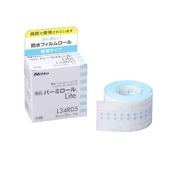 透明/5cm×12m/L34R05・Size:5cm×12m・パッケージ個数:1・薄さ、肌感覚極薄8ミクロンのフィルムで、肌へのフィット感が向上しました。伸縮性のあるフィルムが身体の動きにしなやかにフィットするので、つっぱり感や違和感が少な...
