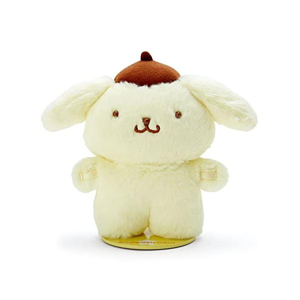 ポムポムプリンポムポムプリン/M/742619・本体サイズ：約17×8×17cm、土台：約9×0.3×9cm。主な材料・原料：ポリエステル・足裏のマグネットで土台にぴたっとくっついて自立。ぬい撮りにぴったりのドールです。ゴムに挟んで小物を持...