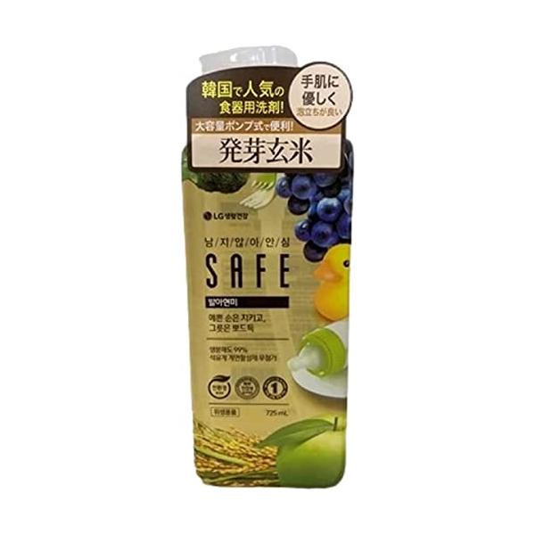 レッド/-/-・パッケージ個数:1・セーフ SAFE 発芽玄米食器洗剤 本体 725ml 韓国で人気 天然油脂由来の成分を配合した食器用洗剤