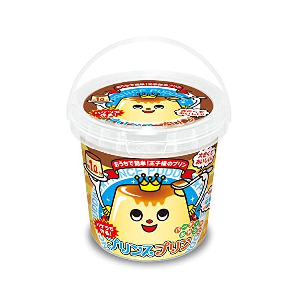 -/プリンスプリン/-・Size:プリンスプリン・おうちで1Lの特大バケツプリンが食べられるパーティシーンやおやつ時間にピッタリです・本体に含まれるもの：容器・プリンの元・カラメルシロップ　作り始める前にプリンの容器を洗って水気をふきとって...
