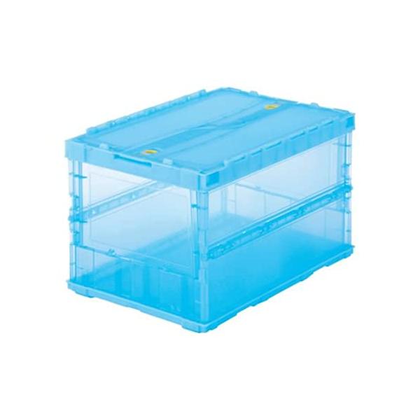 ロックフタ付スカイブルー/50L/TSKC50B・Color:スカイブルーSize:50LStyle:ロックフタ付PatternName:単品・パッケージ個数:1・容量(L):51.3・色:透明ブルー・外形寸法(mm)間口×奥行×高さ:53...