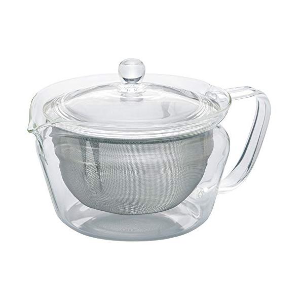 耐熱ガラス透明/450mL/CHZ-45T・Size:450mLStyle:耐熱ガラスPatternName:茶茶急須 禅・パッケージ個数:1・大きな茶こし お茶の葉が広がりやすい大きな茶こしをつけました。ガラスの形状に沿う大きな茶こしで茶...