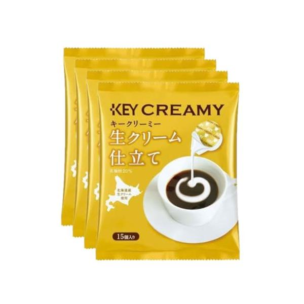 -/15個 (x 4)/-・パッケージ個数:4・?内容量：１袋（15個）× 4袋・?原材料名：クリーム（北海道製造）、脱脂粉乳、砂糖/カゼインNa、乳化剤、ph調整剤、香料、増粘多糖類・?保存方法：直射日光、高温の場所は避けて保存。冷蔵庫で...