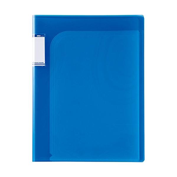 コバルトブルー/-/ACT-5914-14・Color:コバルトブルー・パッケージ個数:1・クリヤファイルが納まるワイド幅なクリアブック。ポケットはA3も収容可能・書類の量に応じて背幅が変わります。背見出し付き。・しっかりした表紙で書類をし...