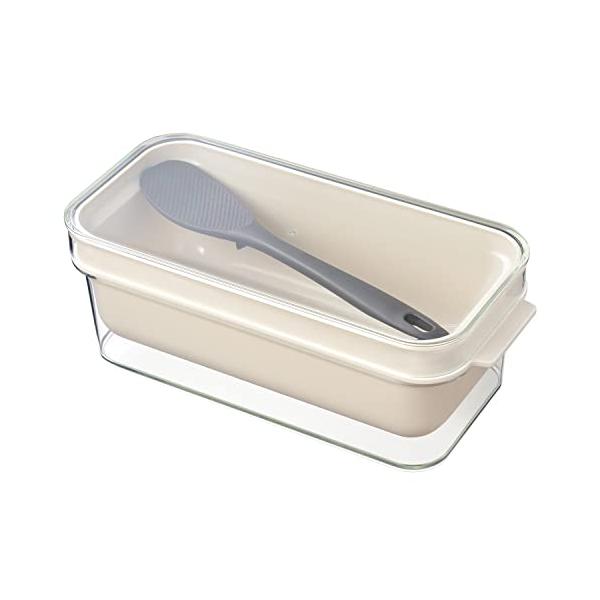 -/-/4905343032014・パッケージ個数:1・サイズ:幅29.6x奥行13.2x高さ10.5cm・重量:560g・材質:外容器・フタ飽和ポリエステル樹脂内容器・しゃもじポリプロピレン・原産国:日本・発酵済みぬか床1kgを入れるのに...