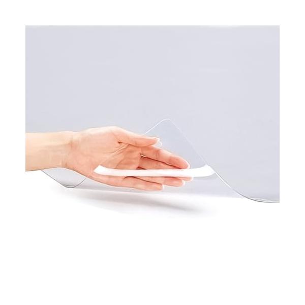 シングルタイプクリアー/600×450mm/DM-010 41-008・Size:600×450mmStyle:シングルタイプ・パッケージ個数:1・エコノミータイプ。透明性・柔軟性に優れた軟質塩化ビニールのデスクマット・透明 シングル・外形...