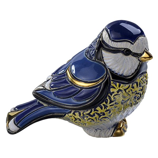 シジュウカラ (F195)東アジアに生息する頭の良い鳥です。【サイズ】たて9.0×よこ6.0×高さ7.0（cm）【素材】陶器(微粒子粘土)【原産国】ウルグアイ※作品はすべて手作りにつき画像と現物のサイズ・細部の作りや色合いは微妙に変る場合が...