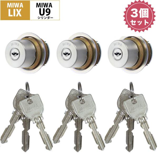※同一キー仕様ではございません。            MIWA交換シリンダー LIXタイプ用です。【適合刻印の例】TE-01 TE-02 TE-08 TE-14 TESP TAS2 LE-01 LE-02 LE-08 LE-11 LE-1...