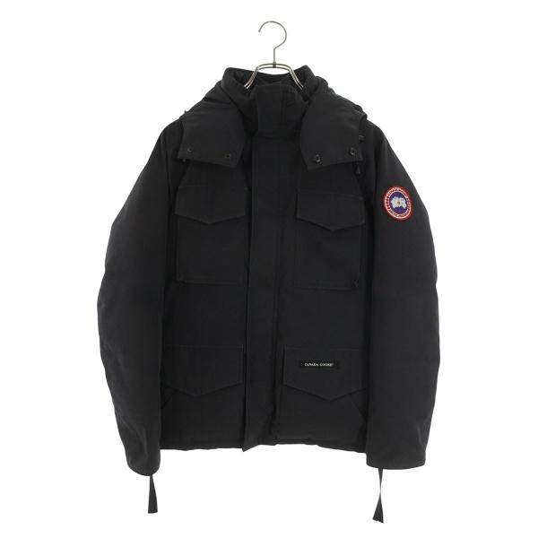 ブランド：カナダグース/CANADA GOOSE商品名： KAMLOOPS/カムループス4078JM ワッペン付きジップアップダウンジャケットサイズ：XS状態ランク：Bカラー：ブラック