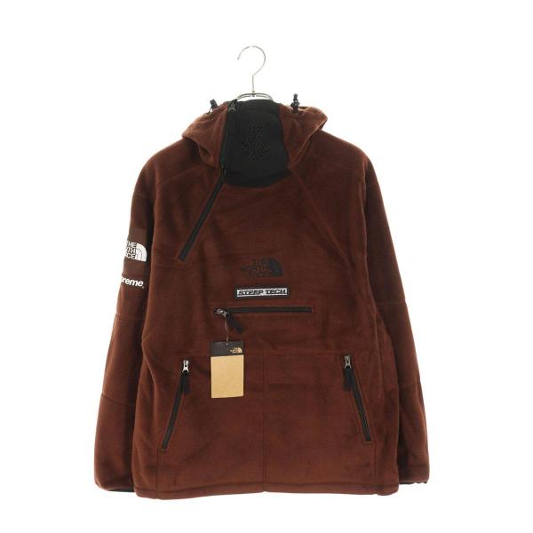 ブランド：シュプリーム/SUPREME商品名：×ノースフェイス THE NORTH FACE  22AW  Steep Tech Fleece Pullover スティープテックフリースブルゾンサイズ：L状態ランク：Sカラー：ブラウン
