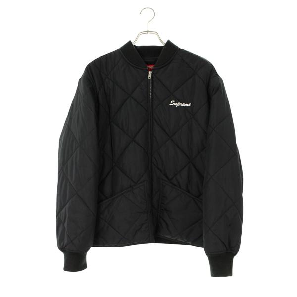 ブランド：シュプリーム/SUPREME商品名： 21AW  Quit Your Job Quilted Work Jacket キルティング刺繍ブルゾンサイズ：M状態ランク：Bカラー：ブラック