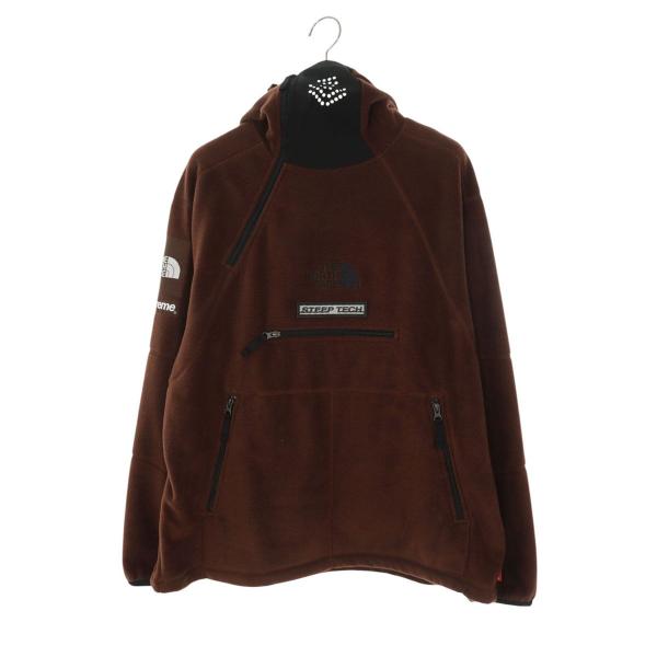 ブランド：シュプリーム/SUPREME商品名：×ノースフェイス THE NORTH FACE  22AW  Steep Tech Fleece Pullover スティープテックフリースブルゾンサイズ：L状態ランク：Bカラー：ブラウン