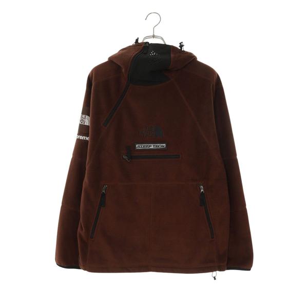 ブランド：シュプリーム/SUPREME商品名：×ノースフェイス THE NORTH FACE  22AW  Steep Tech Fleece Pullover スティープテックフリースブルゾンサイズ：L状態ランク：Aカラー：ブラウン