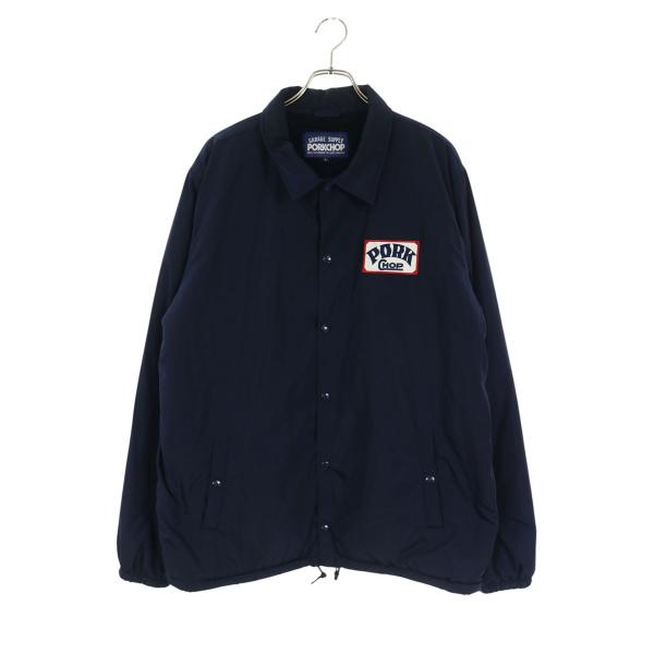 ブランド：ポークチョップガレージサプライ/PORKCHOP GARAGE SUPPLY商品名：裏地ボアナイロンコーチジャケットサイズ：L状態ランク：Bカラー：ブルー